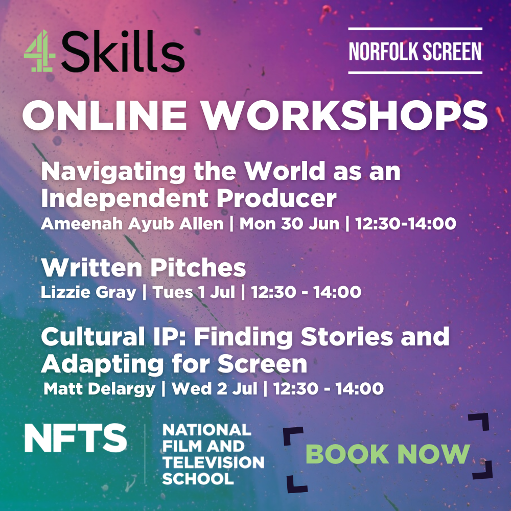 FREE EVENTS with Norfolk Screen | Channel 4 & NFTS - Norfolk Screen